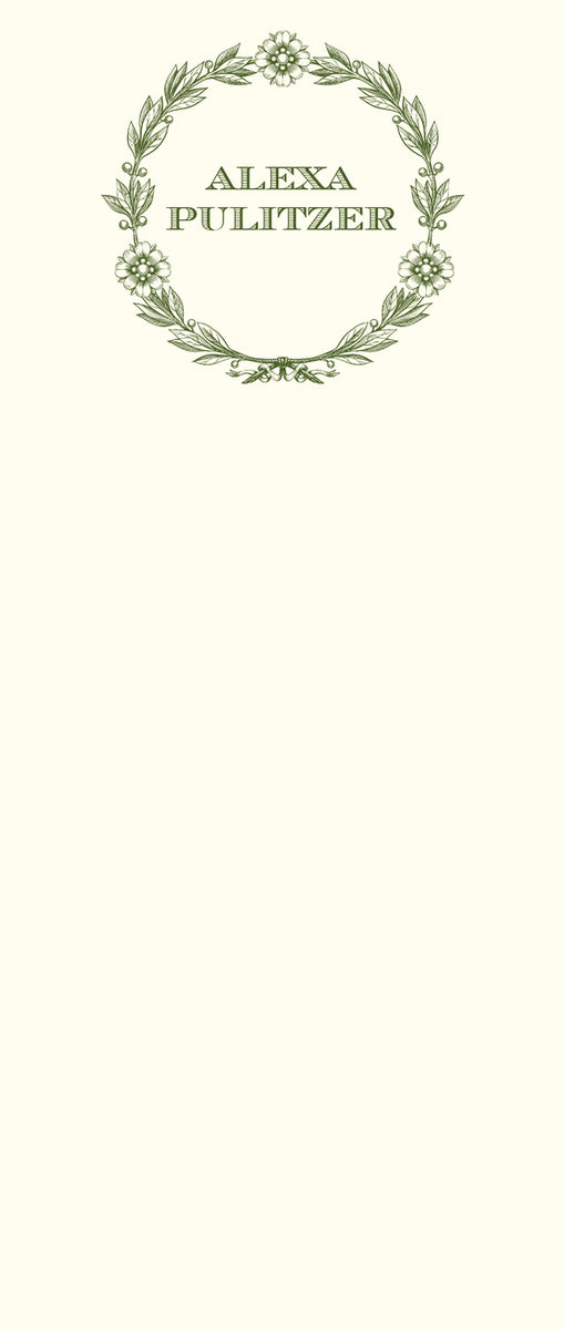 Customizable Rosette Wreath Long Pad – Alexa Pulitzer