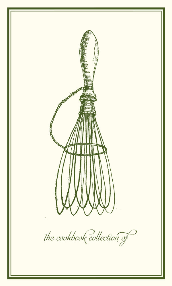 Customizable 'The Cookbook Collection of' Bookplate – Alexa Pulitzer