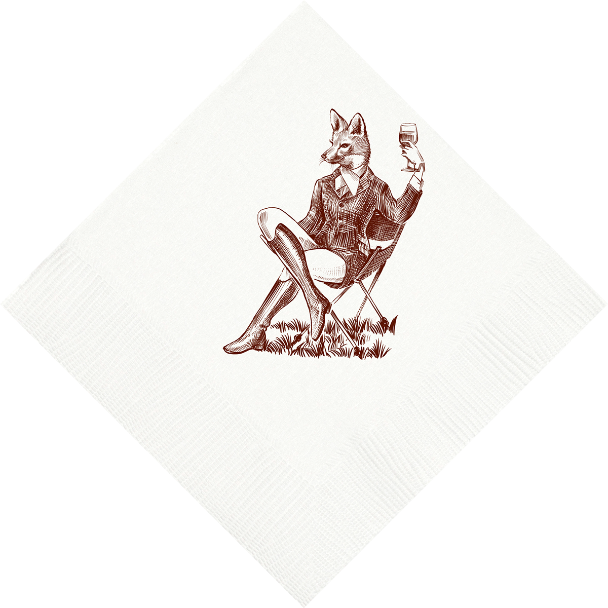 Customizable Fox Hunt Beverage Napkins – Alexa Pulitzer