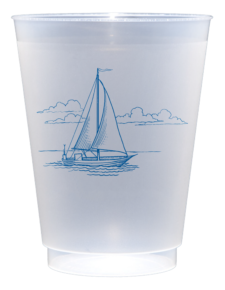 Customizable Sailboat 16oz Cups – Alexa Pulitzer
