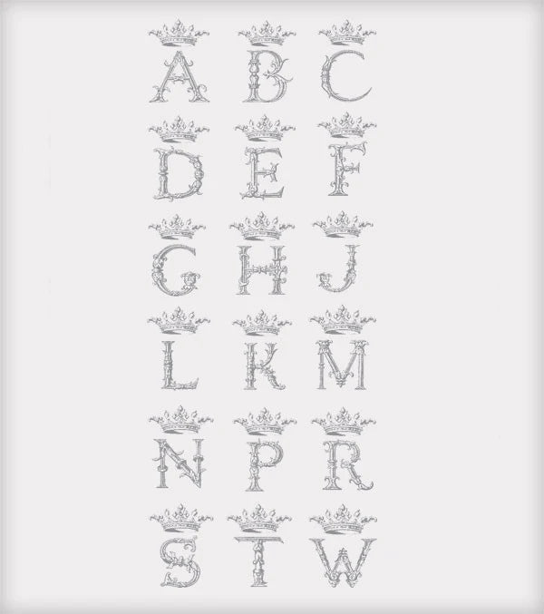 Royal Alphabet Greeting Card – Alexa Pulitzer